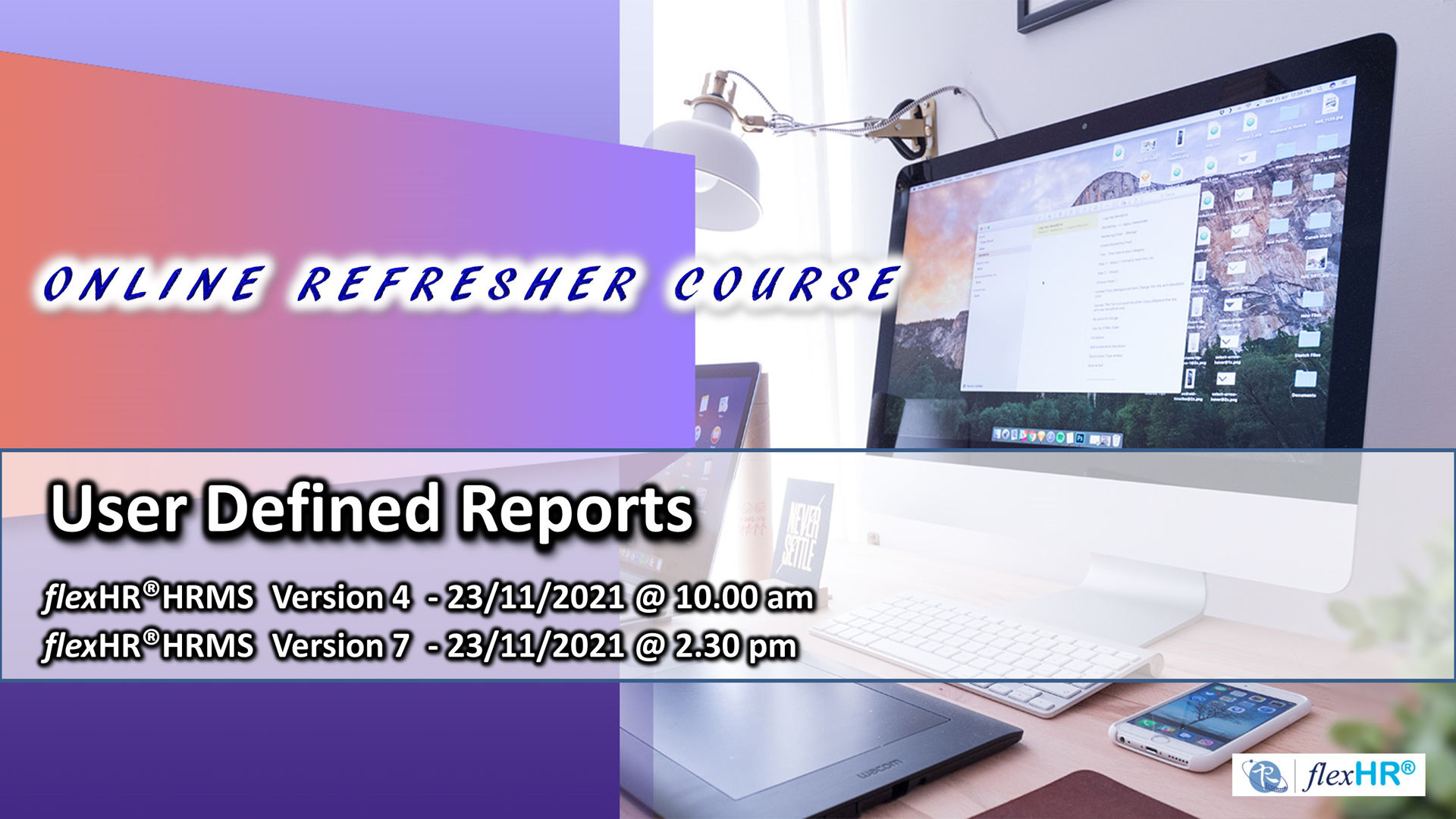 Ren Ecosystem. Refresher Course - User Defined Reports