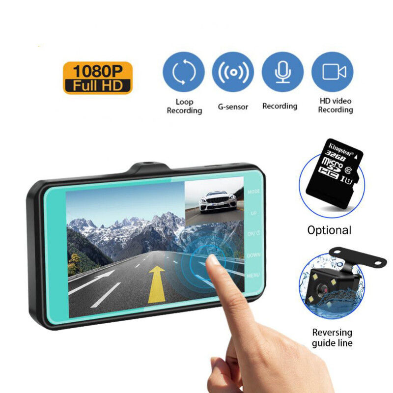 Ren Ecosystem. Dash Cam Car Camera 4”IPS Touch Screen 170 degree wide ...