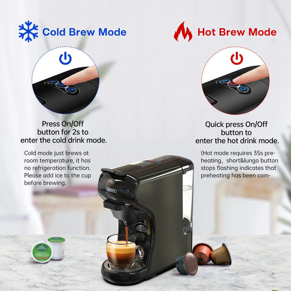 Ren Ecosystem. Hibrew 4in1 Multiple Capsule Coffee Machines 19 Bar Hot ...